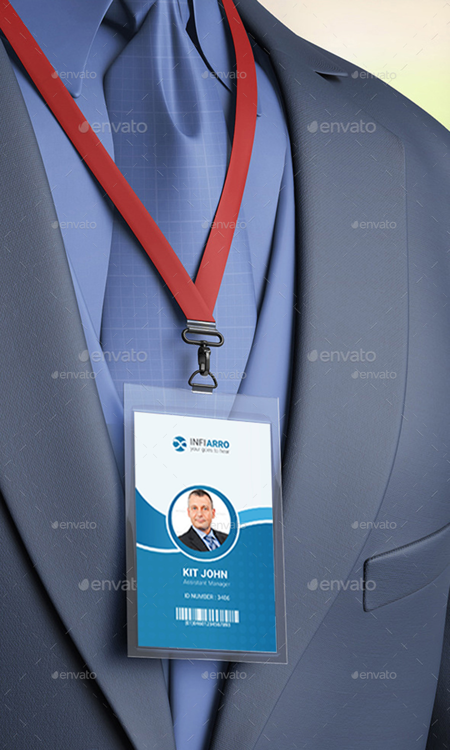 Content Marketing Office ID Card | Volume 1, Print Templates | GraphicRiver