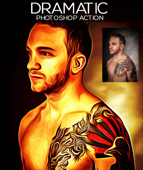 Dramatic Photoshop Action, Add-ons | GraphicRiver