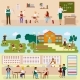Set Of Isolated Illustrations School, Vectors | GraphicRiver