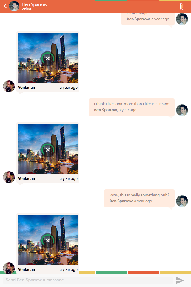 What’s App Chat Clone – An Ionic Framework ,Socket.io and Nodejs Full Hybrid App by thecodefactory