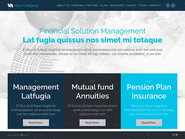 Interactive Wealth Management Template, ePublishing | GraphicRiver