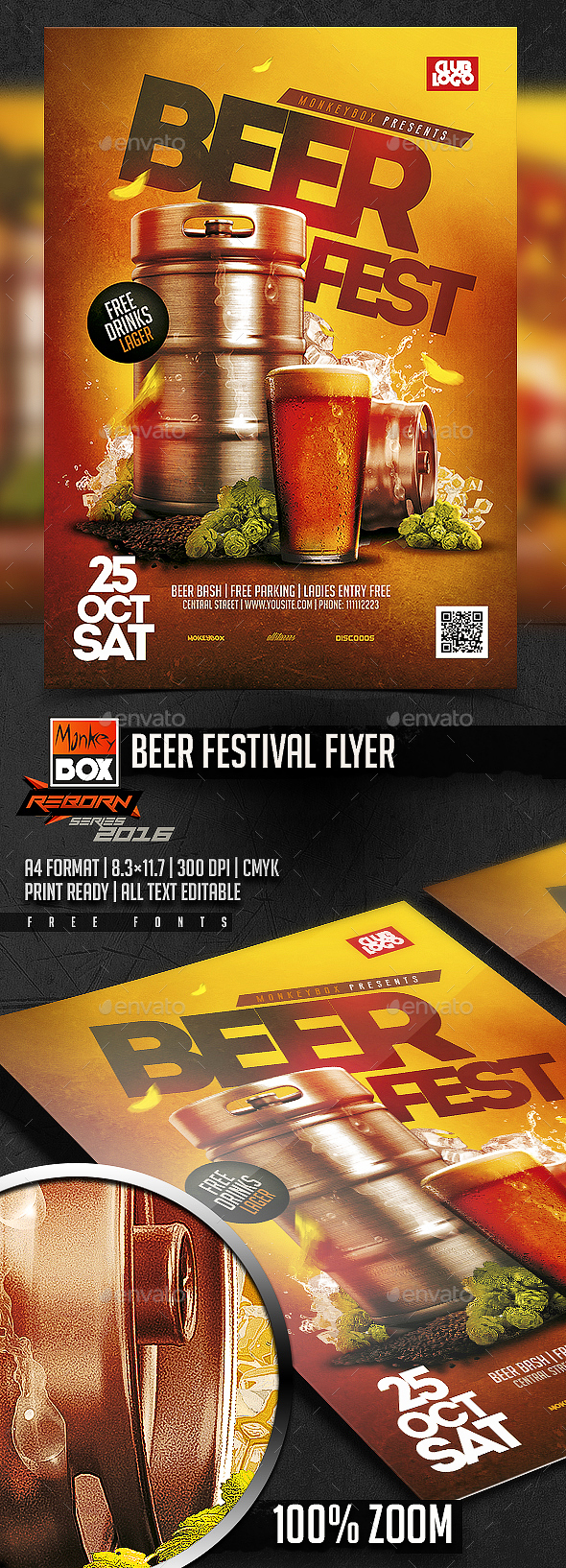 Beer Festival Flyer by MonkeyBOX | GraphicRiver