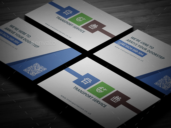 Transport Service Business Card, Print Templates | GraphicRiver