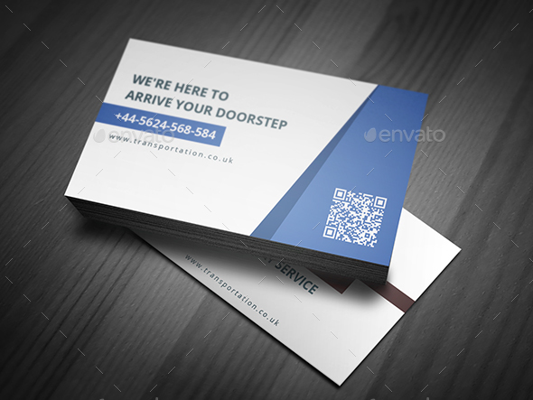 Transport Service Business Card, Print Templates | GraphicRiver