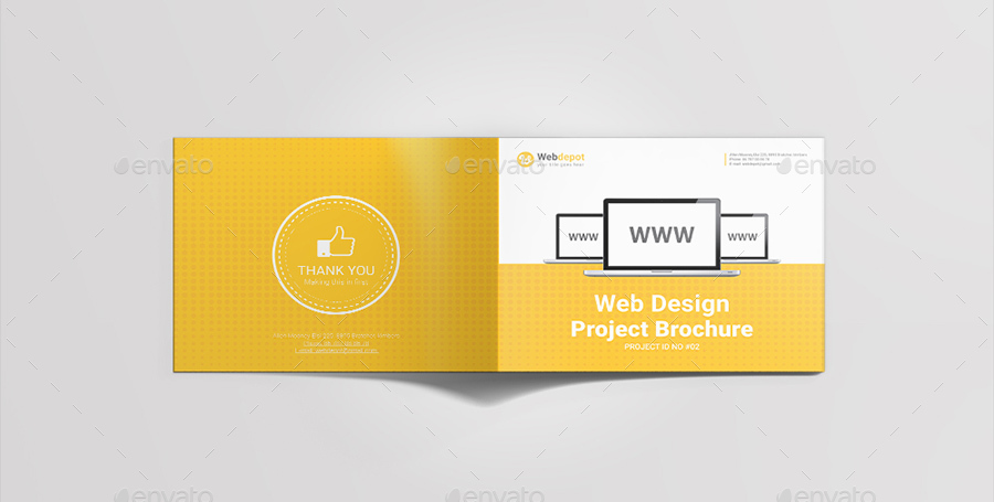 Landscape Web Design Brochure, Print Templates | GraphicRiver