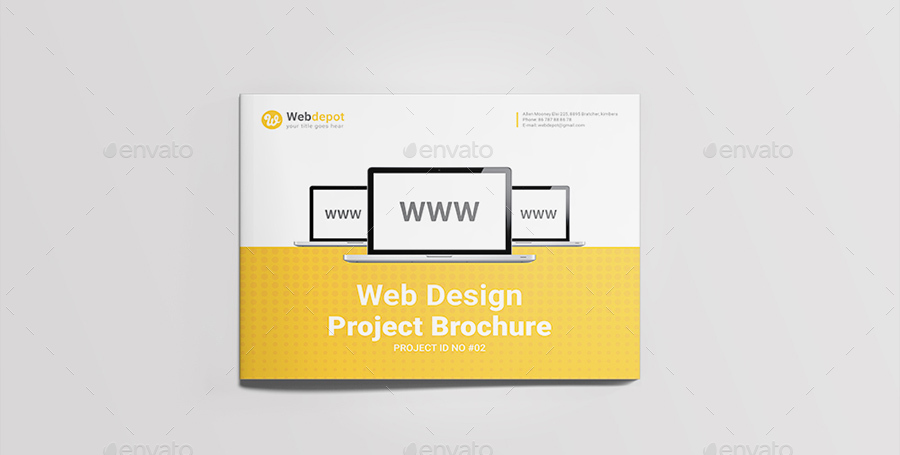 Landscape Web Design Brochure, Print Templates | GraphicRiver