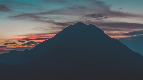 Mountain After Sunset, Stock Footage | VideoHive