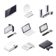 Home Entertainment Devices Isometric Icon, Vectors | GraphicRiver