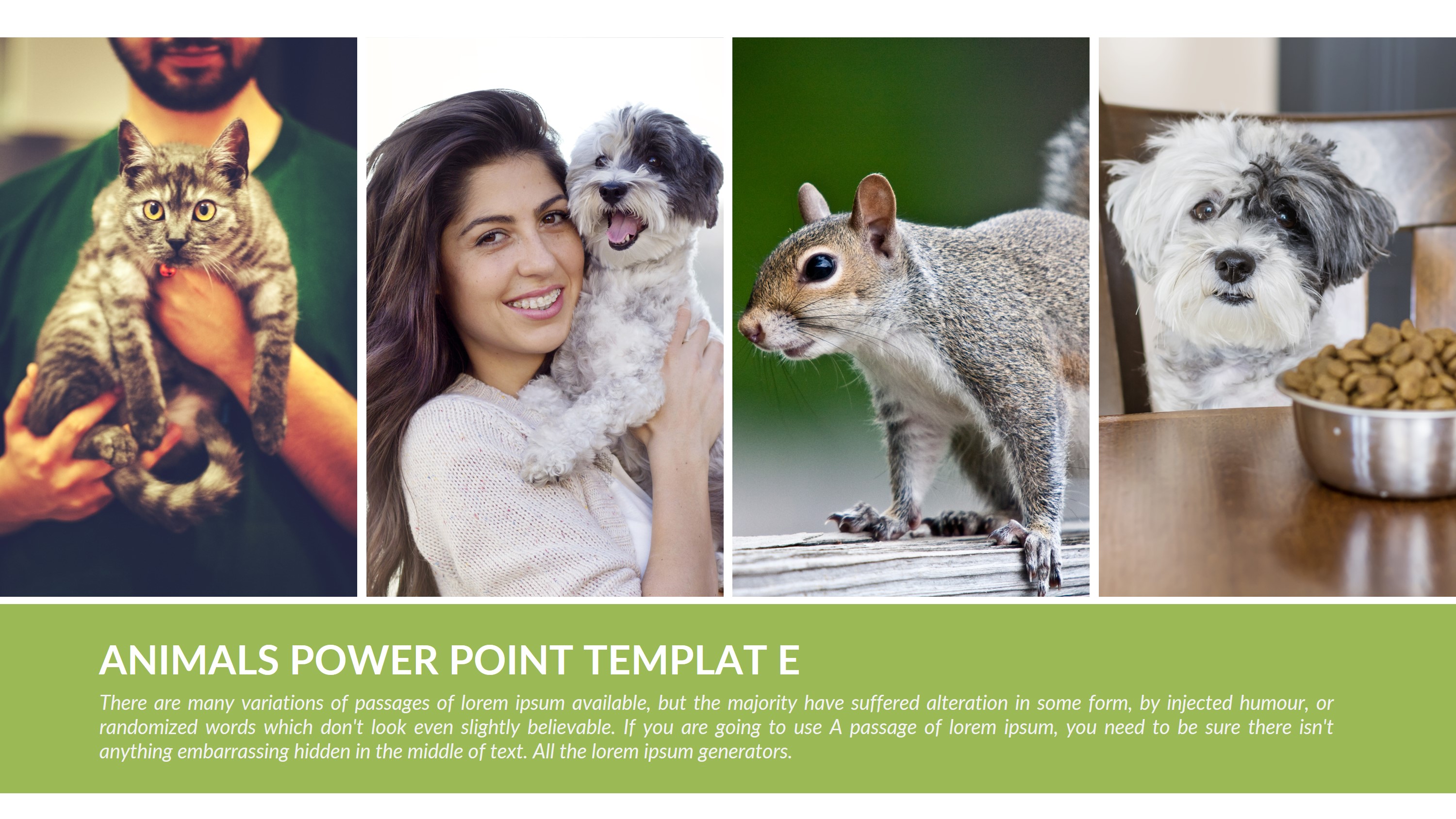 Animals PowerPoint Presentation Template, Presentation Templates ...