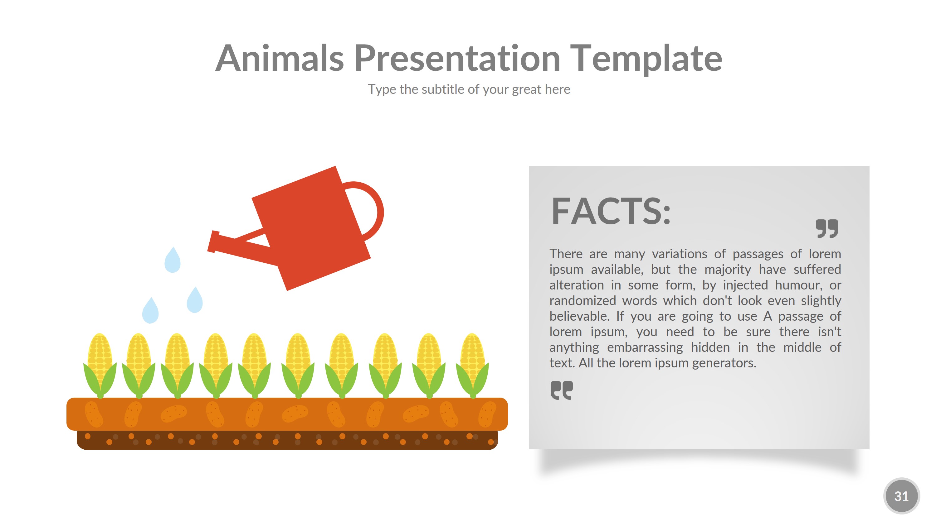 Animals PowerPoint Presentation Template, Presentation Templates ...
