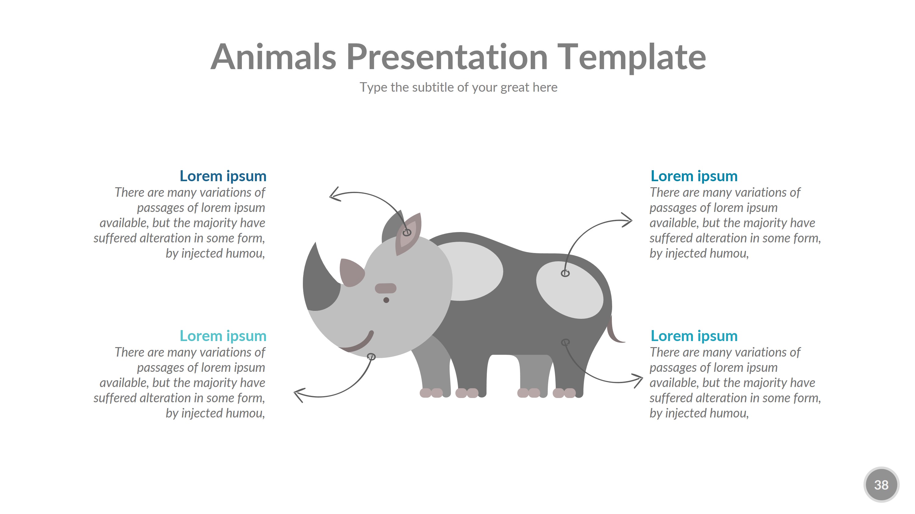 Animals PowerPoint Presentation Template, Presentation Templates ...