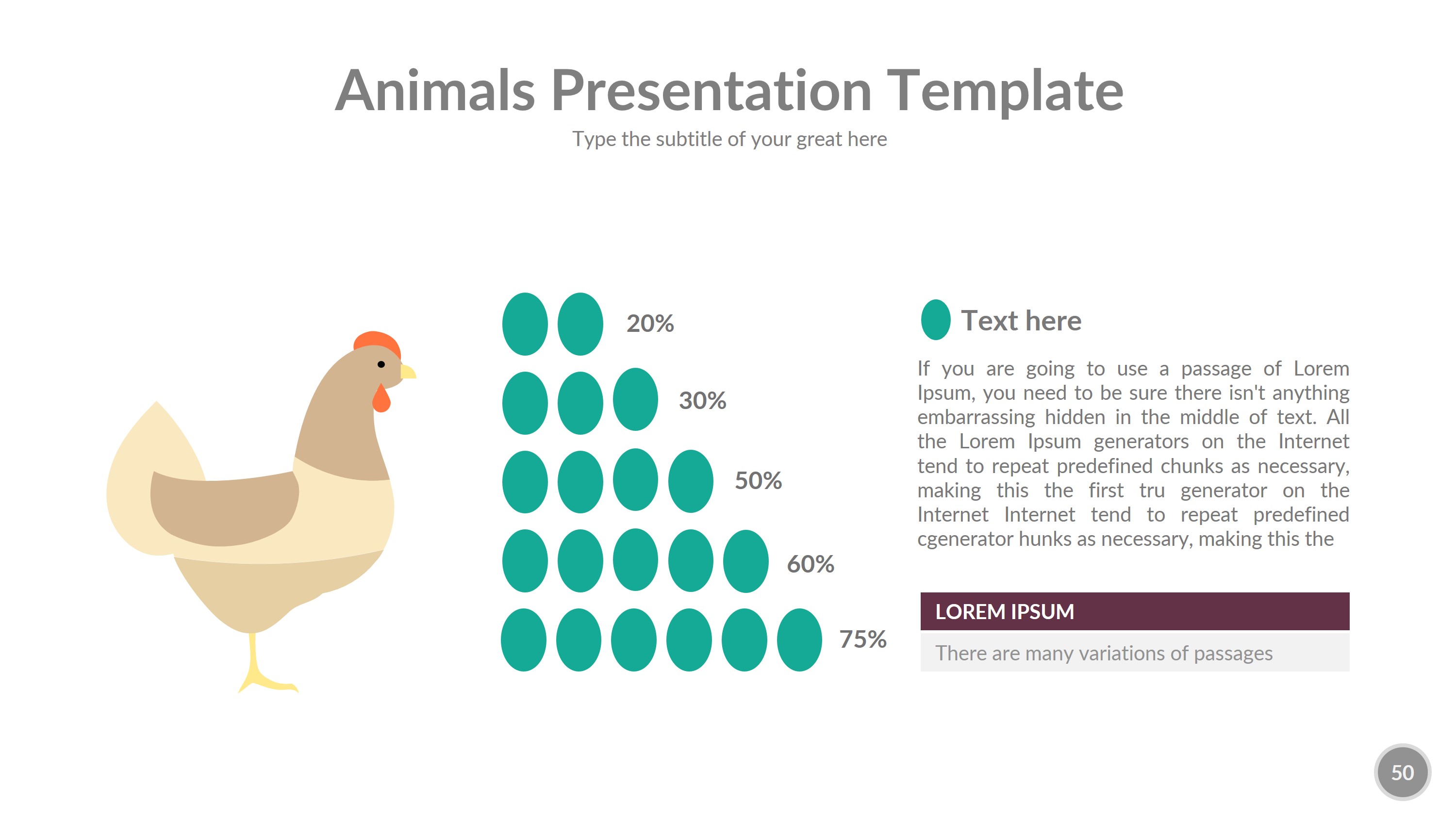 Animals PowerPoint Presentation Template, Presentation Templates ...