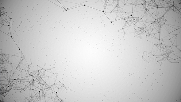 Points And Lines Clean Background Bright, Motion Graphics | VideoHive