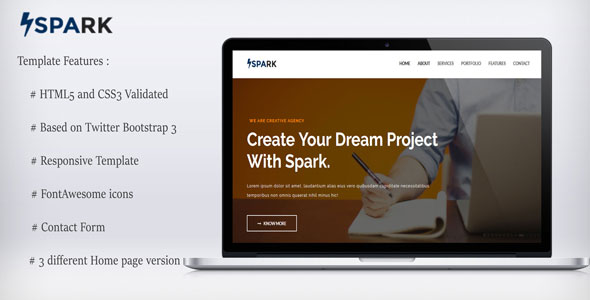Spark-Multipurpose Template by ColonPix | ThemeForest