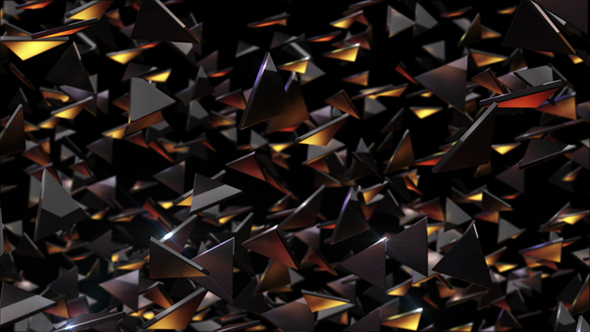 Falling Triangles Background, Motion Graphics | VideoHive
