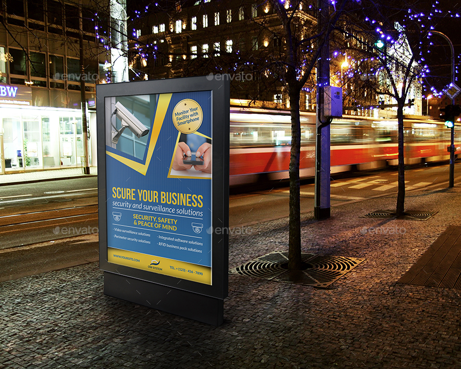 Security System Advertising Bundle, Print Templates | GraphicRiver