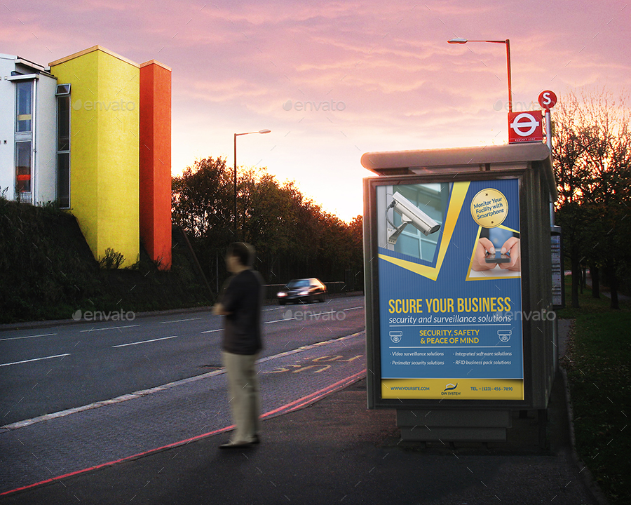 Security System Advertising Bundle, Print Templates | GraphicRiver