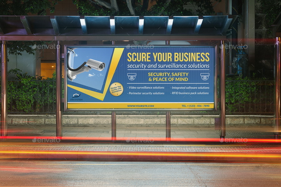 Security System Advertising Bundle, Print Templates | GraphicRiver