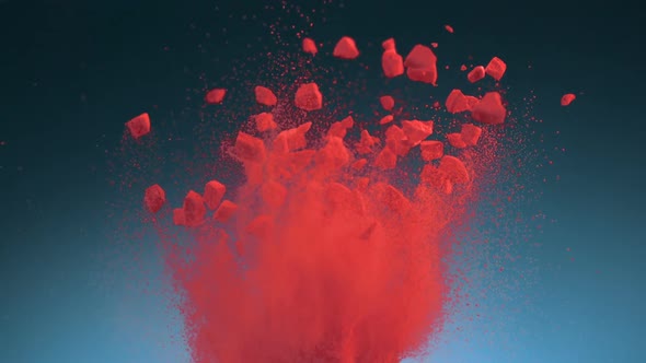 Crushed tablet explosion, Slow Motion, Stock Footage | VideoHive