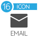 E-mail Flat Icons Set, Icons | GraphicRiver