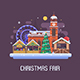 Europe Christmas Fair Background, Vectors | GraphicRiver