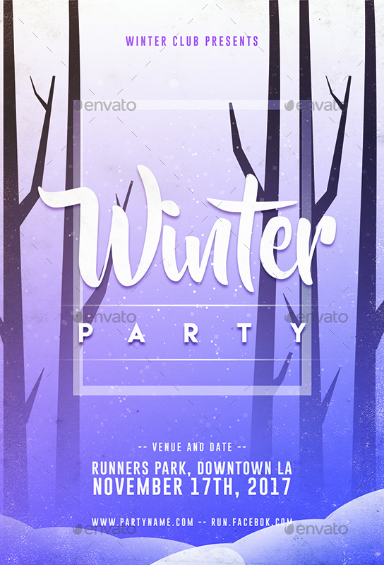 Winter Season Party, Print Templates | GraphicRiver