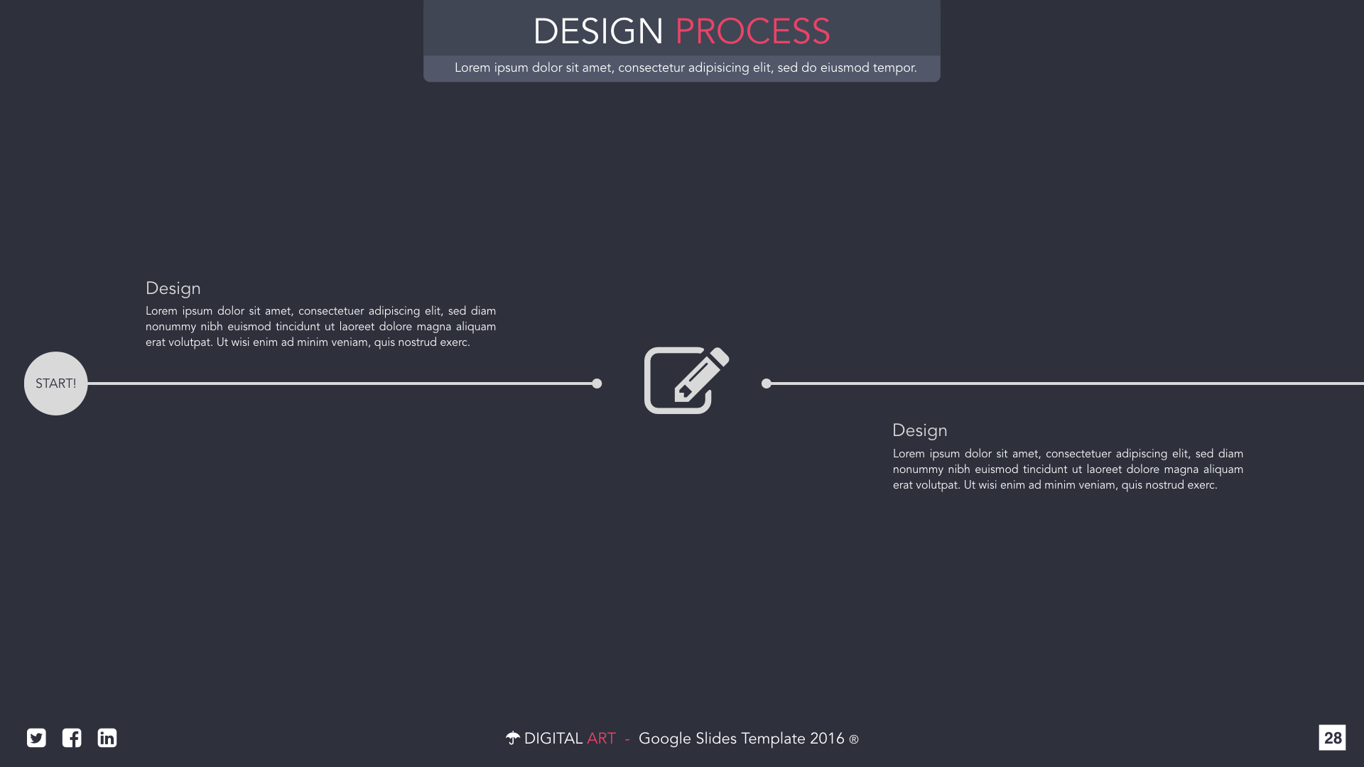 Digital Art - Google Slides Presentation Template, Presentation Templates