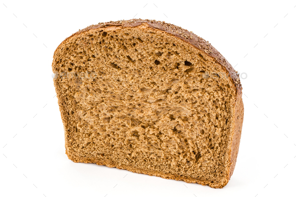 Cut in half a loaf of fresh bread, isolated on white background Stock ...