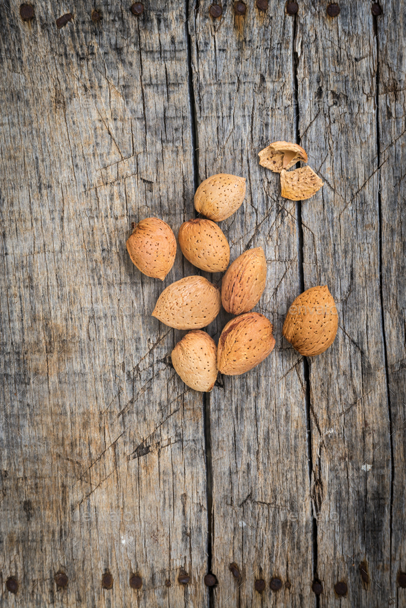 Fresh raw almonds Stock Photo by sabinoparente | PhotoDune