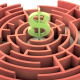 3d Maze With A Dollar Sign, Motion Graphics | VideoHive