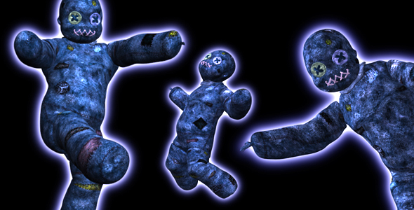 Scary Voodoo Dolls - II - Spooky Night Walking - Pack of 8 - Alpha ...