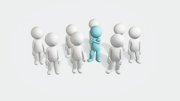 PoseMan - Leader With His Workers, Motion Graphics | VideoHive