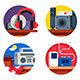 Audio Device Set, Vectors | GraphicRiver