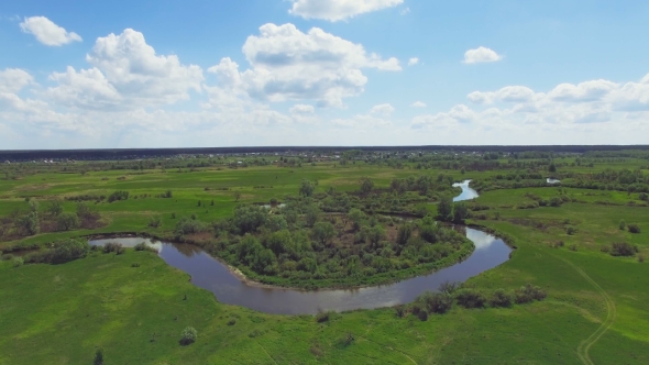 River Panorama, Stock Footage | VideoHive