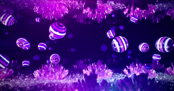 Crystal Neon Cave, Motion Graphics | VideoHive
