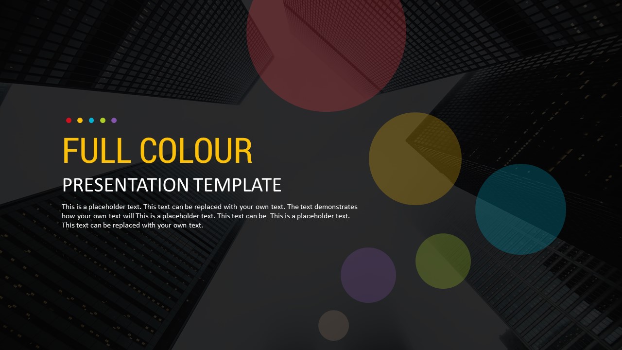 Full Colour PowerPoint Template by RRgraph | GraphicRiver