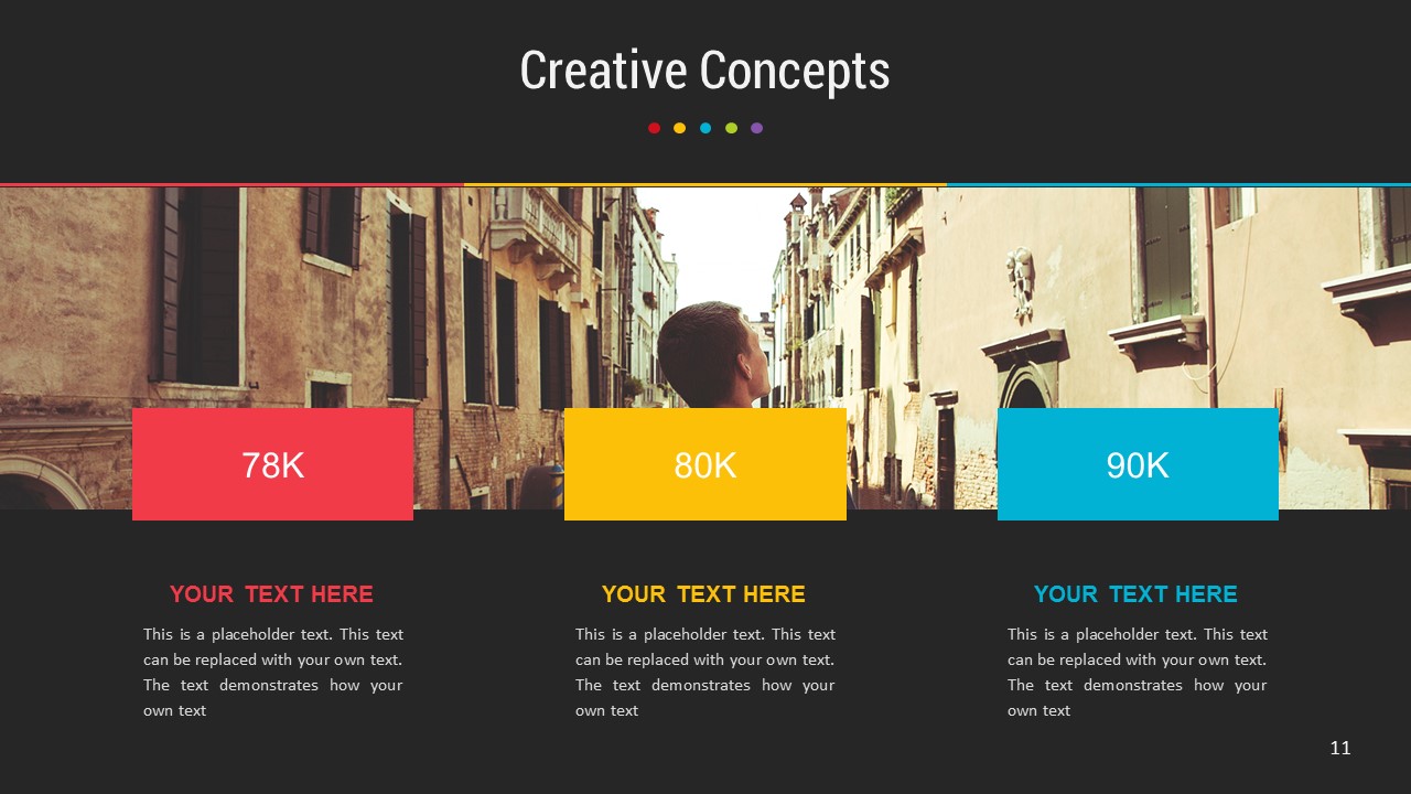 Full Colour PowerPoint Template by RRgraph | GraphicRiver