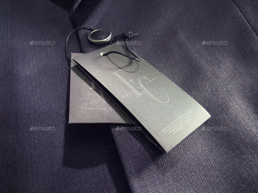 Mock-up: 010 (Coat Tags Labels) by ovaisabdi222 | GraphicRiver
