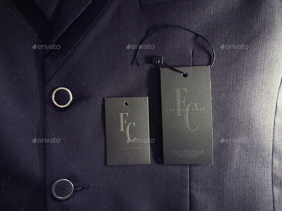 Mock-up: 010 (Coat Tags Labels), Graphics | GraphicRiver