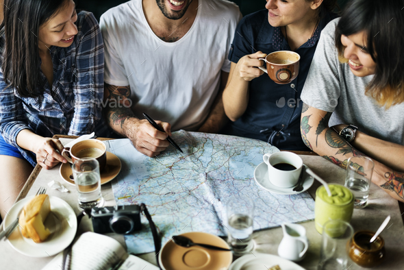 Group Of People Drinking Coffee Concept Stock Photo by Rawpixel | PhotoDune