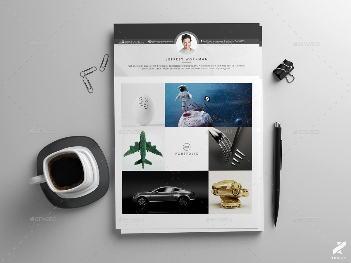 RT Resume Template, Print Templates | GraphicRiver