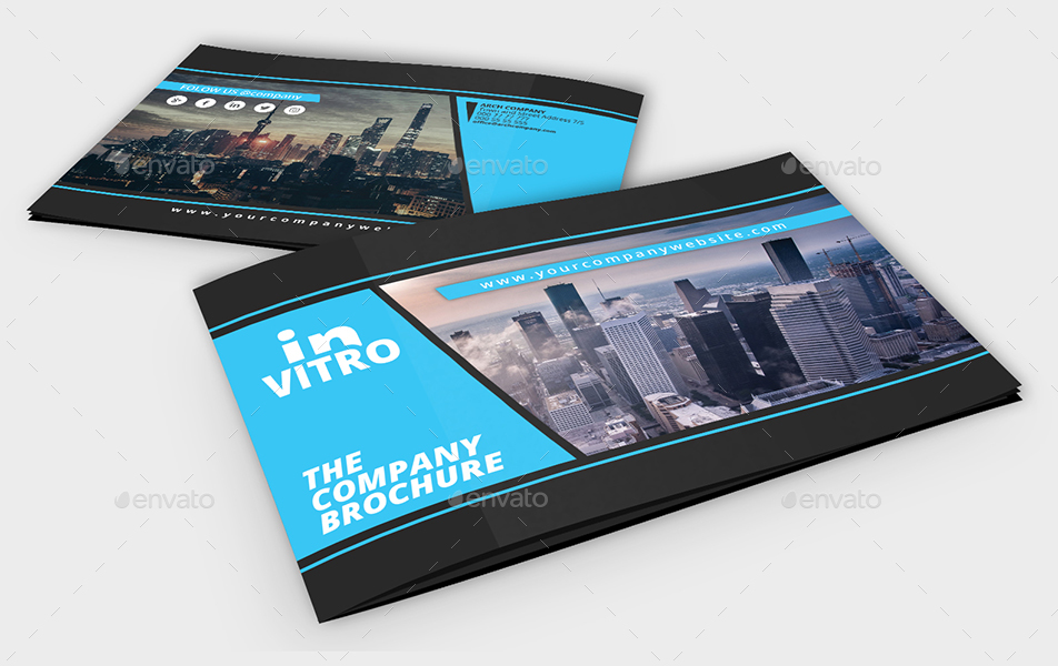 InVitro Company Brochure / Catalog Template, Print Templates | GraphicRiver
