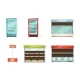 Supermarket Displays Racks Shelves Icons Set, Vectors | GraphicRiver