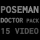 PoseMan Doctor Animation Set - 15 Pack, Motion Graphics | VideoHive