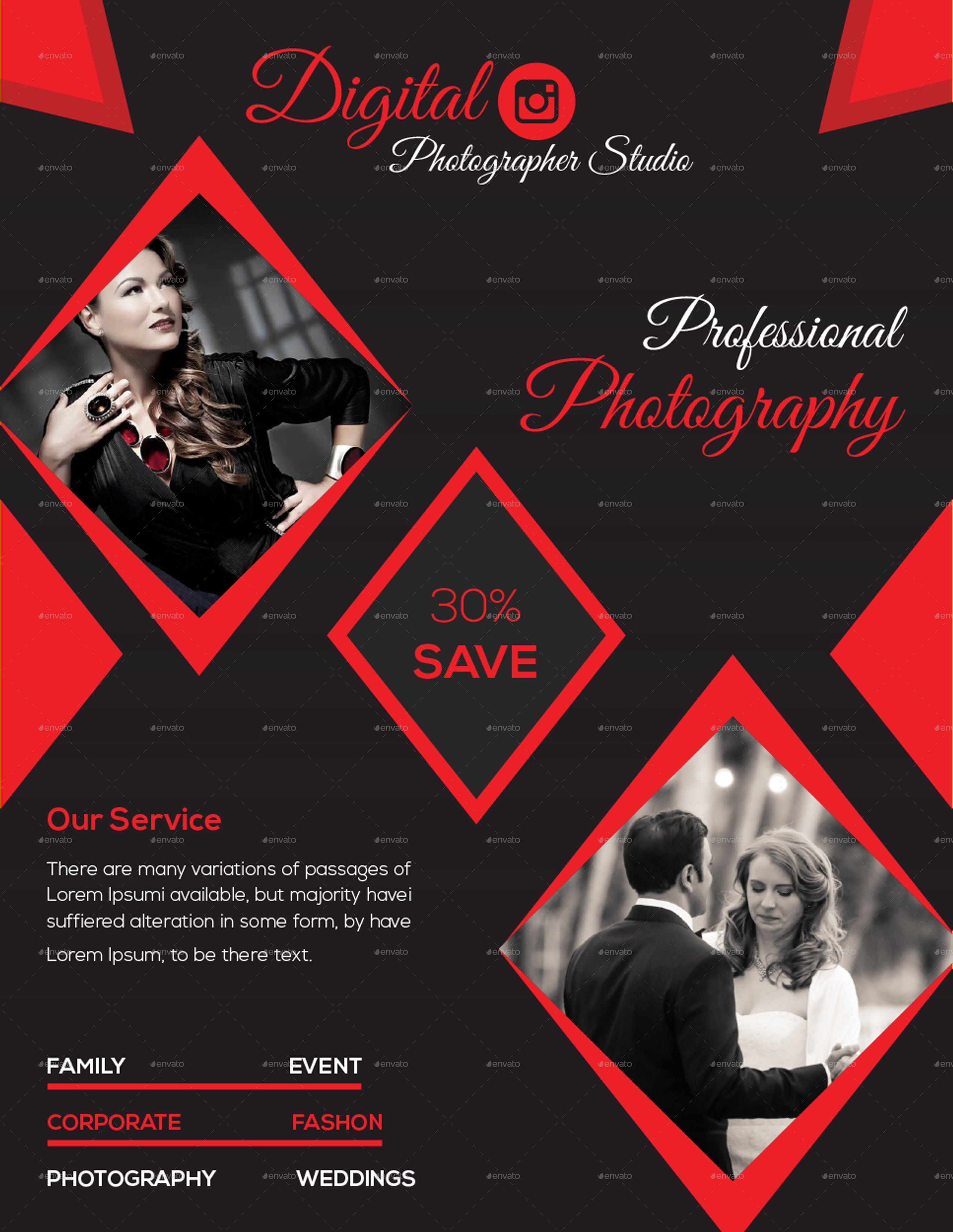 Photography Business Flyer, Print Templates | GraphicRiver