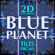 Blue Planet Game Map Tiles and Decals, Game Assets | GraphicRiver