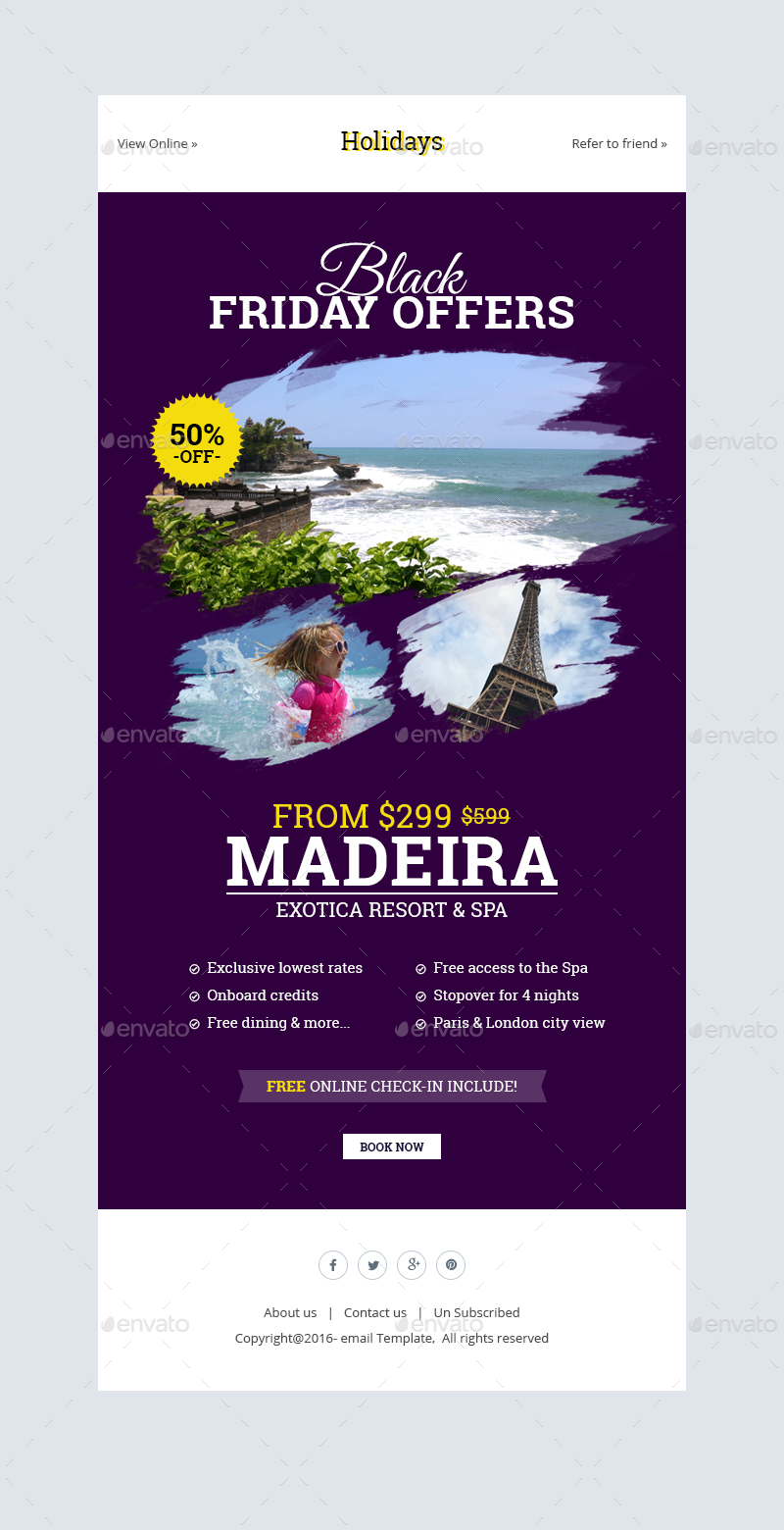 Black Friday - Shopping Offers Email Template PSD, Web Elements ...