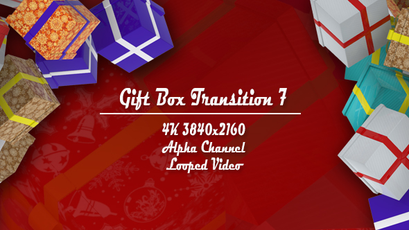 Gift Box Transition 7, Motion Graphics | VideoHive