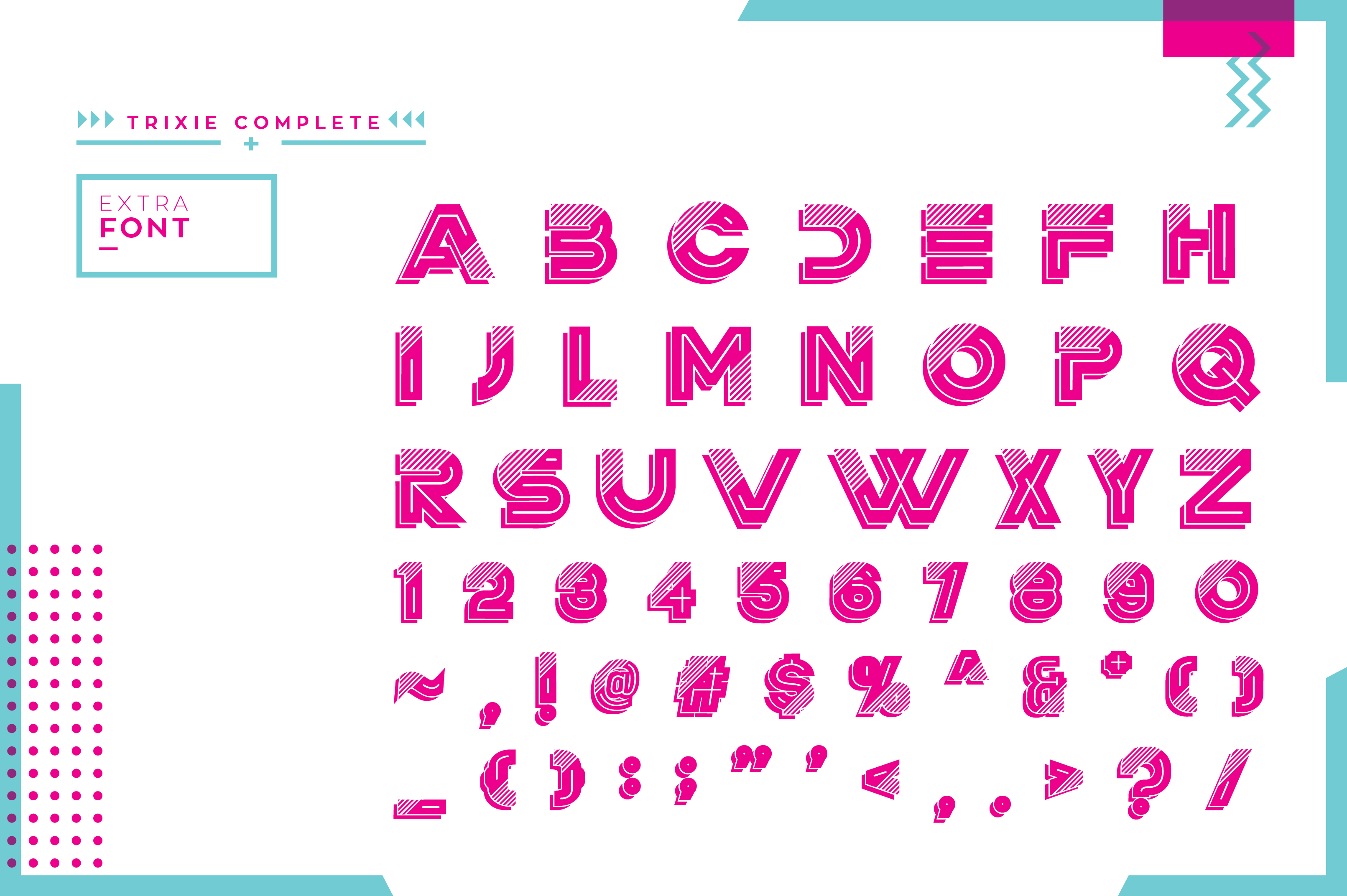 TRIXIE LAYERED MULTIPLY FONT, Fonts | GraphicRiver