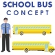 School Bus Concept. , Vectors | GraphicRiver